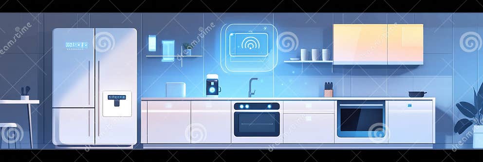 This Sleek Kitchen Features Smart Appliances, Streamlined Design, and ...