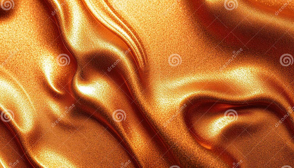 Sleek Liquid Copper Texture with Shimmering Waves and Reflections ...