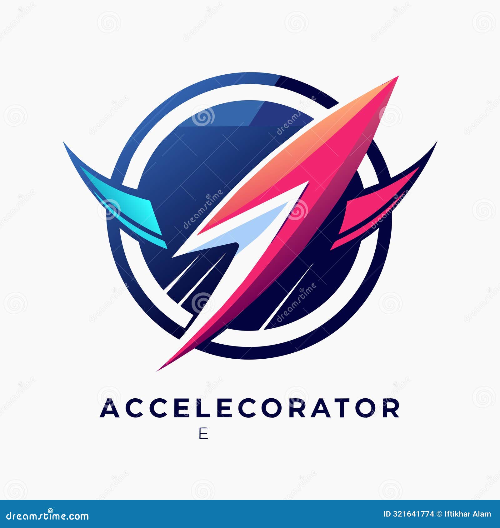 Sleek and Minimalist Brand Mark Design Featuring a Dynamic Arrow Inside ...