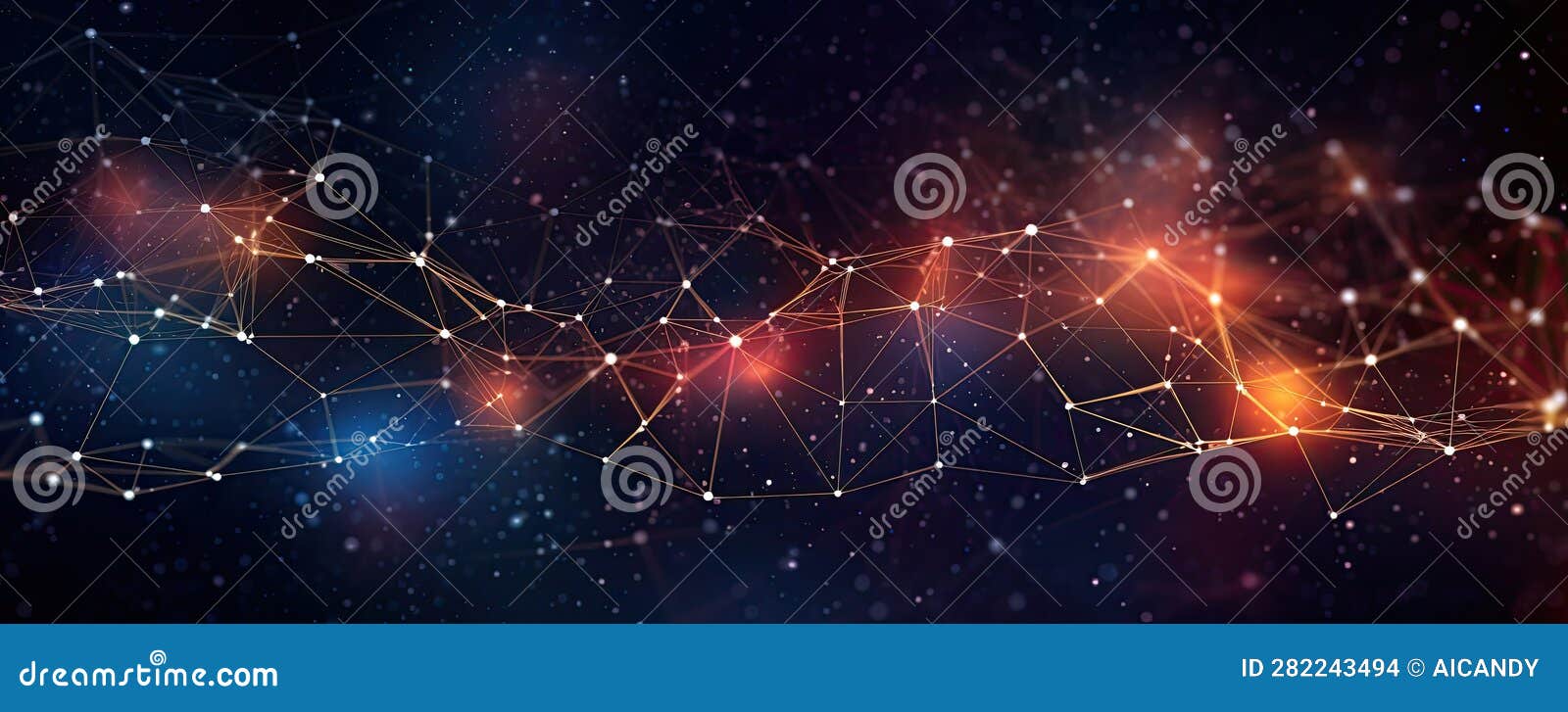 Sleek and Minimalistic Background with Abstract Network Connections and ...