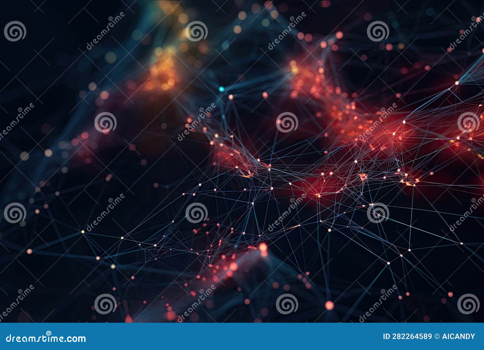 Sleek and Minimalistic Background with Abstract Network Connections and ...