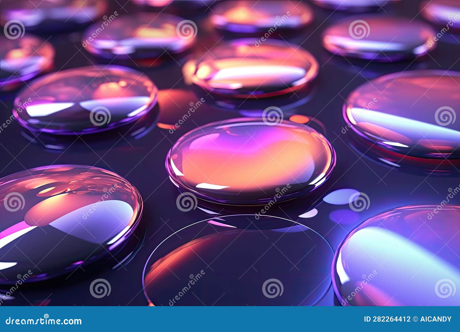 Sleek and Minimalistic Background with Floating Holographic Elements ...