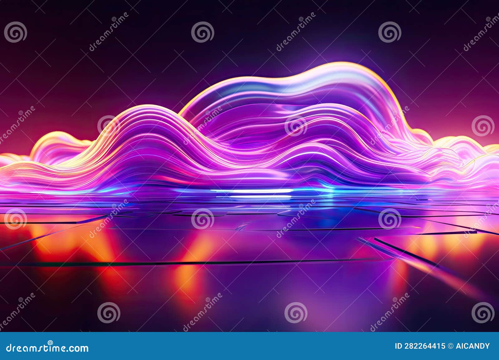 Sleek And Minimalistic Background With Floating Holographic Elements ...