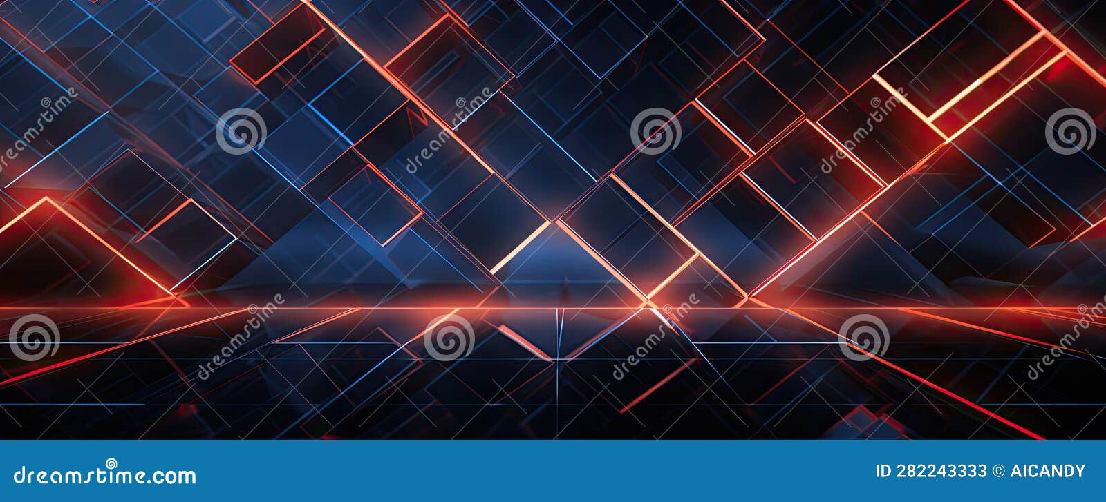 Sleek Minimalistic Background with High-tech Elements and Digital Grids ...