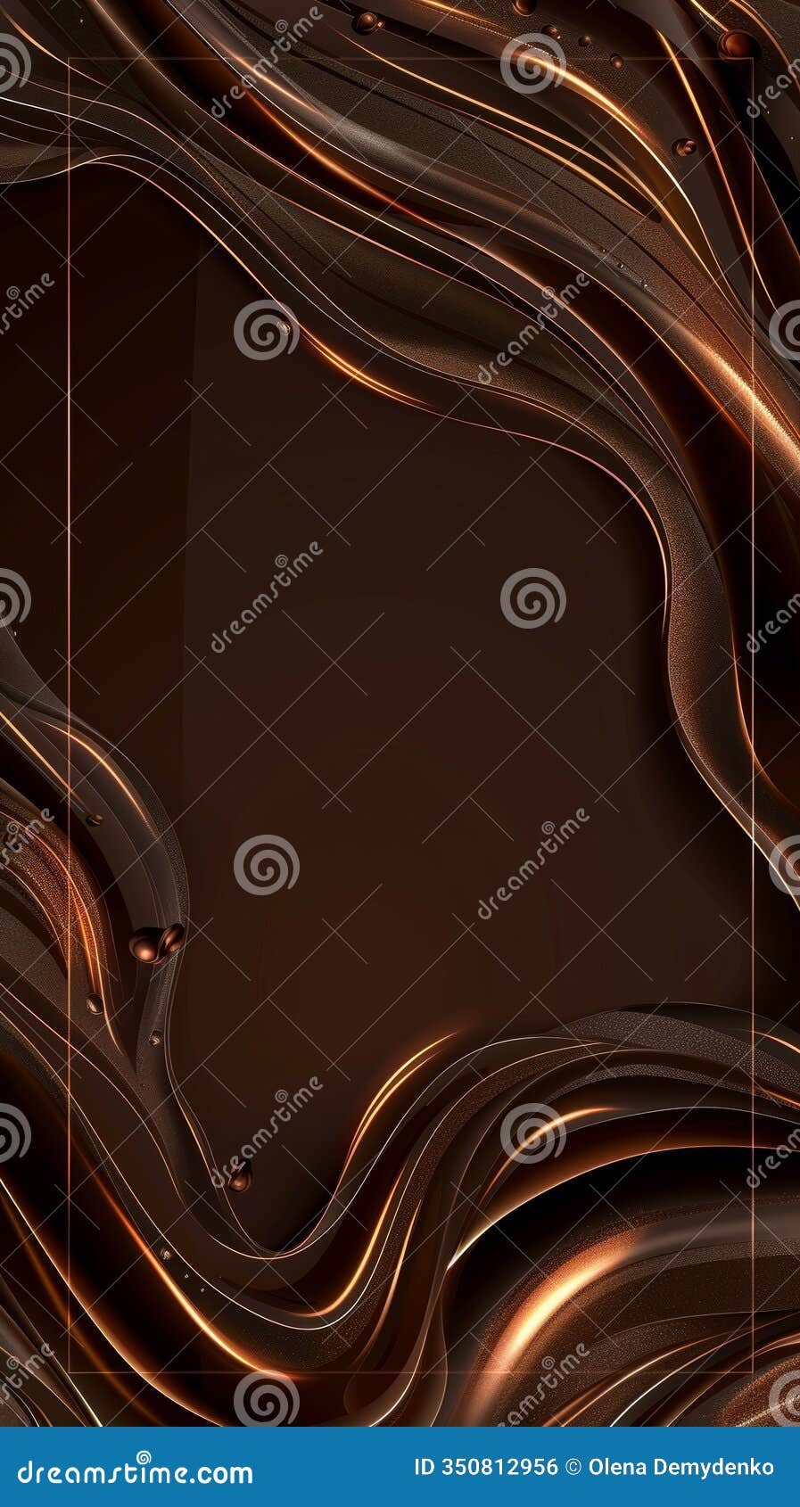 A Sleek Mocha Price Display Frame Showcases Pricing Information within ...