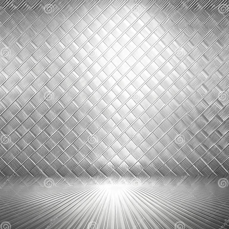 Abstract White and Silver Gradient Pattern with Metal Texture Stock ...