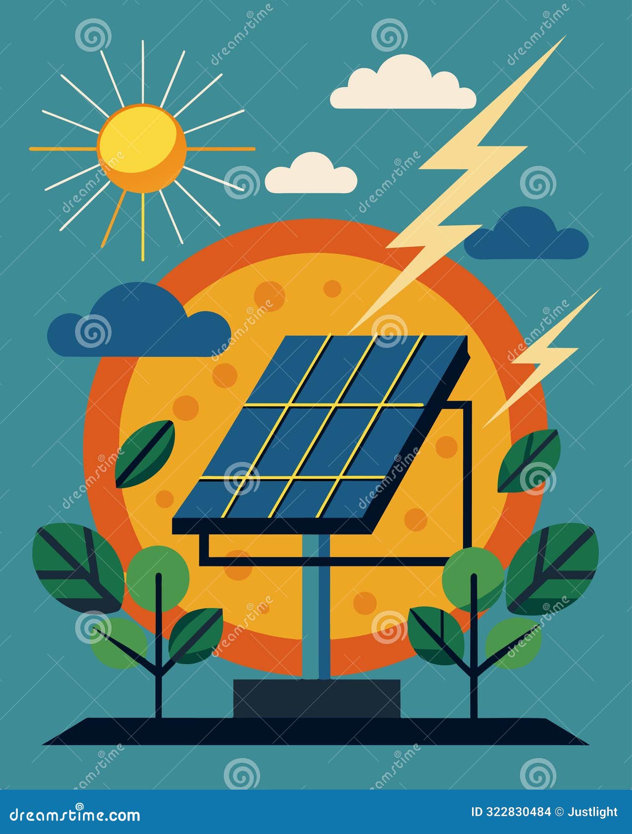 Harnessing The Sun: The Power Of Houses With Solar Panels Royalty-Free ...