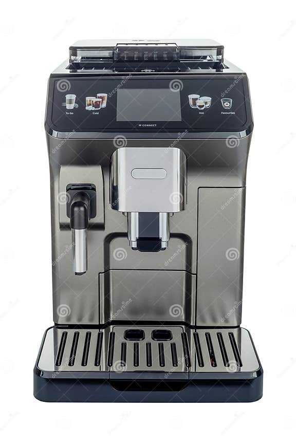 Modern Coffee Machine with Touch Interface Stock Photo - Image of ...
