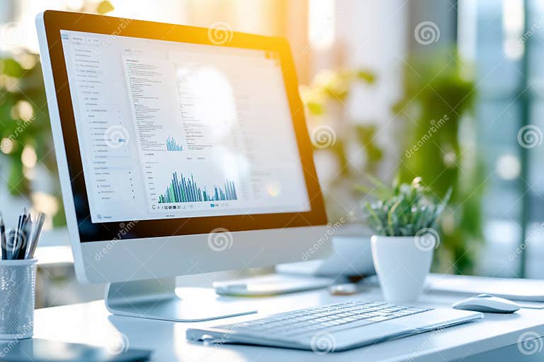 Modern Data Analysis Dashboard Featuring Various Graphs and Charts ...