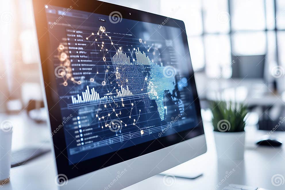 Modern Data Analysis Dashboard Featuring Various Graphs and Charts ...