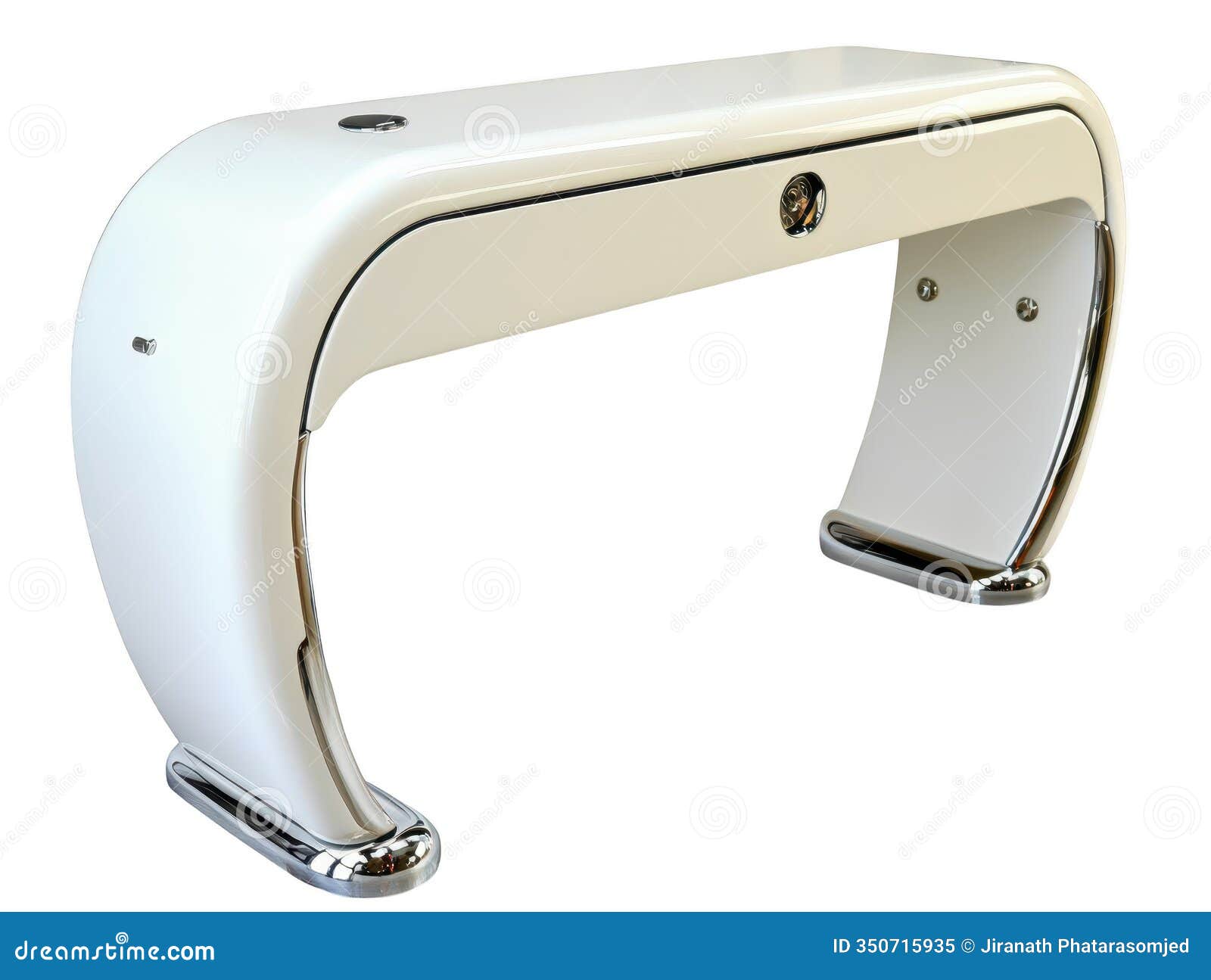 Sleek Modern Console Table with Glossy Finish and Stylish Design Stock ...