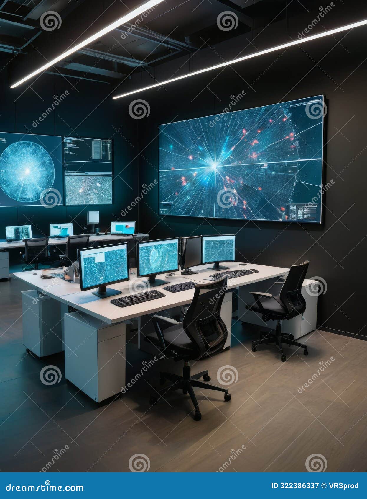 Modern Cybersecurity Operations Center Stock Image Image Of Technology Computers 322386337