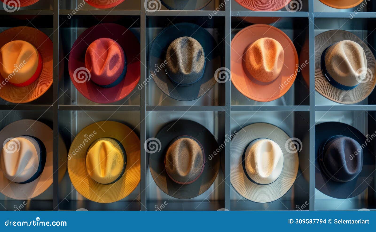 Sleek Modern Hat Storage Cabinet in Contemporary Decor Stock ...