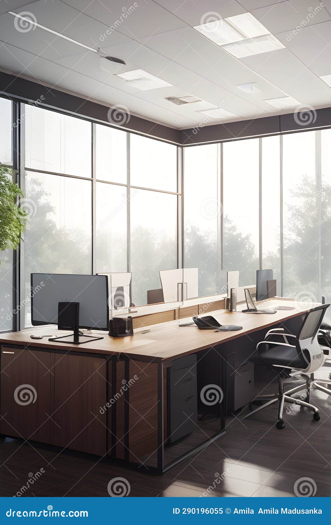 Professional workspace stock illustration. Illustration of workspace ...