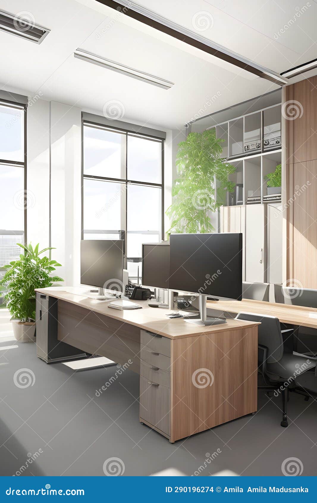 Professional workspace stock illustration. Illustration of workspace ...