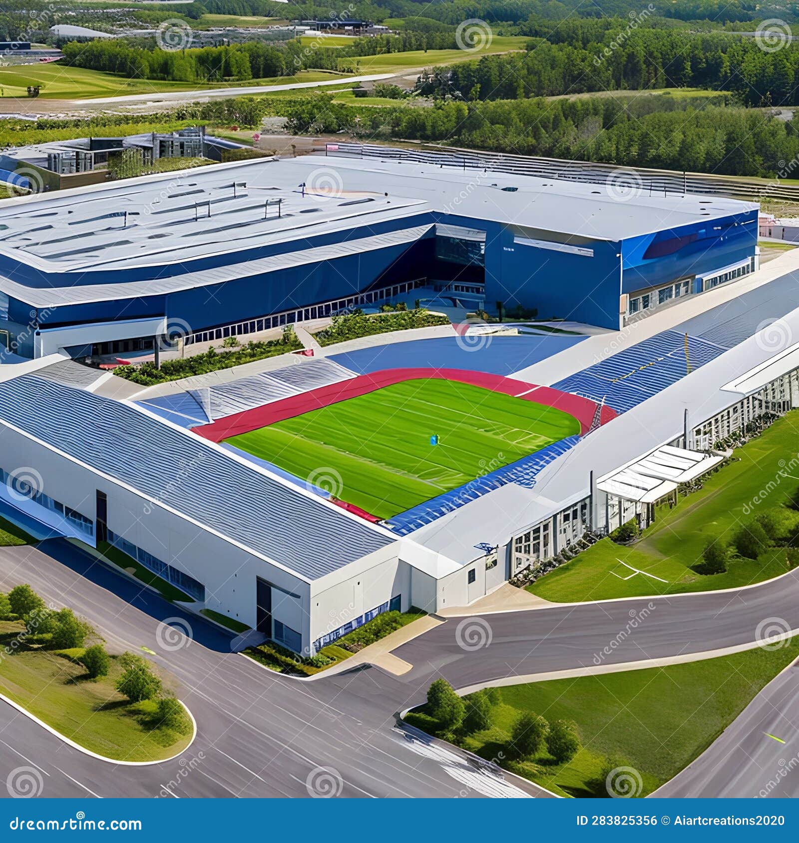 233 a Sleek and Modern Sports Complex with State-of-the-art Facilities ...