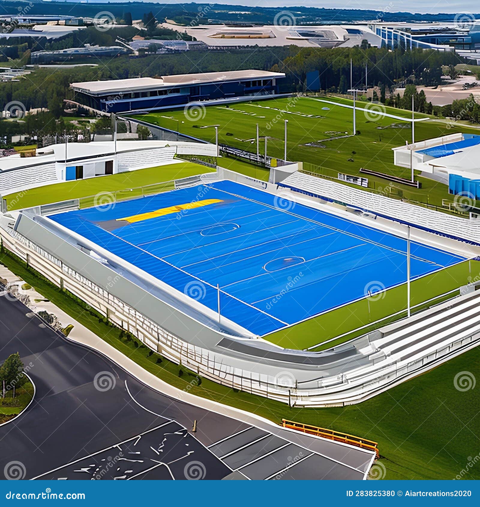 194 a Sleek and Modern Sports Complex with State-of-the-art Facilities ...