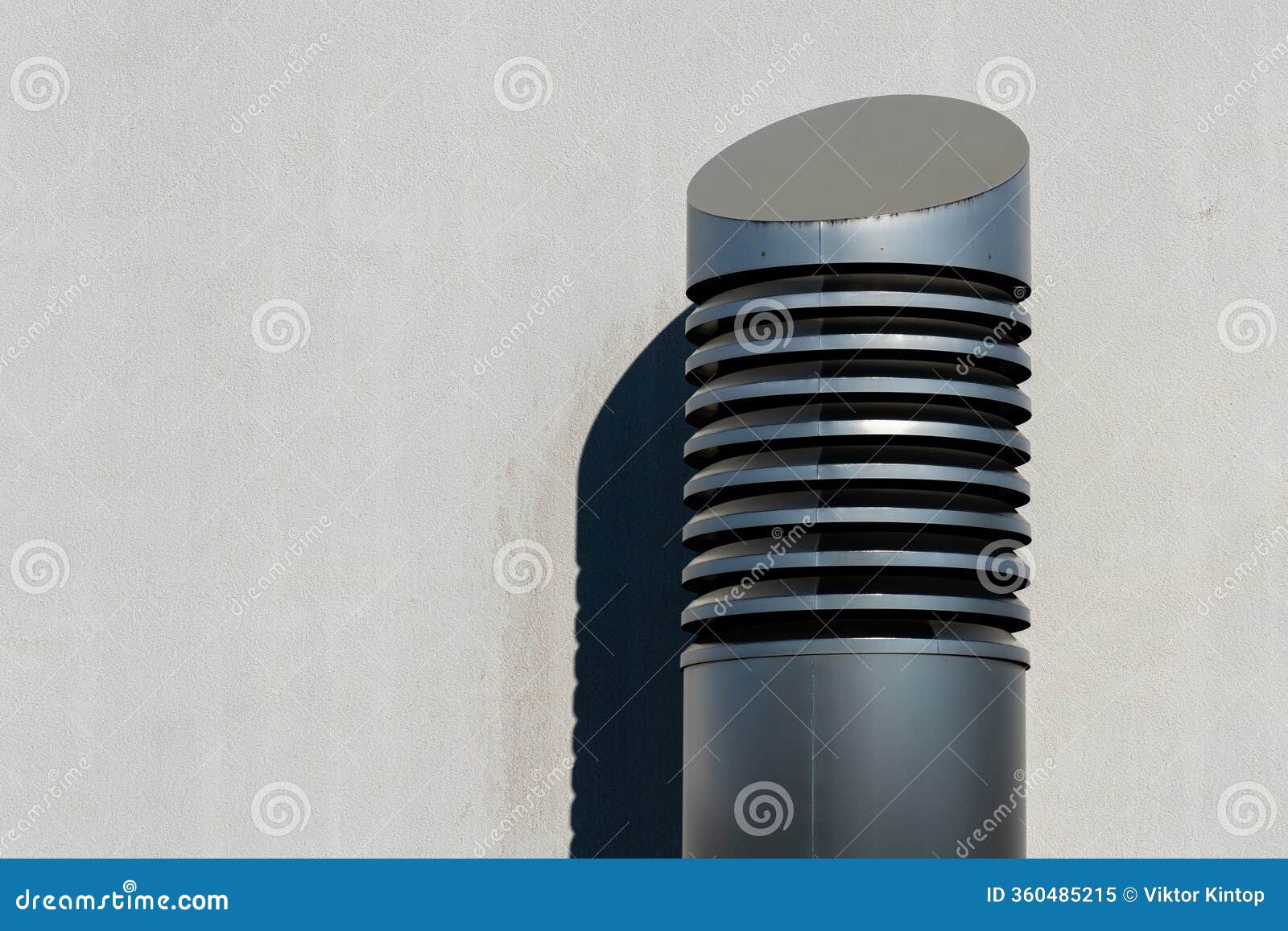 Unique Architectural Detail Featuring a Modern Vent on a Wall Stock ...