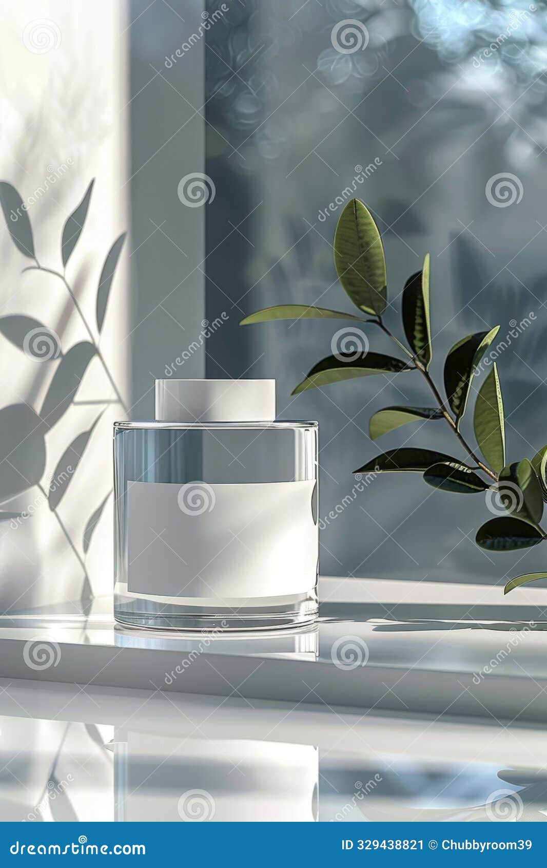 Sleek Product Packaging Mockup On Reflective Surface With Soft Light ...