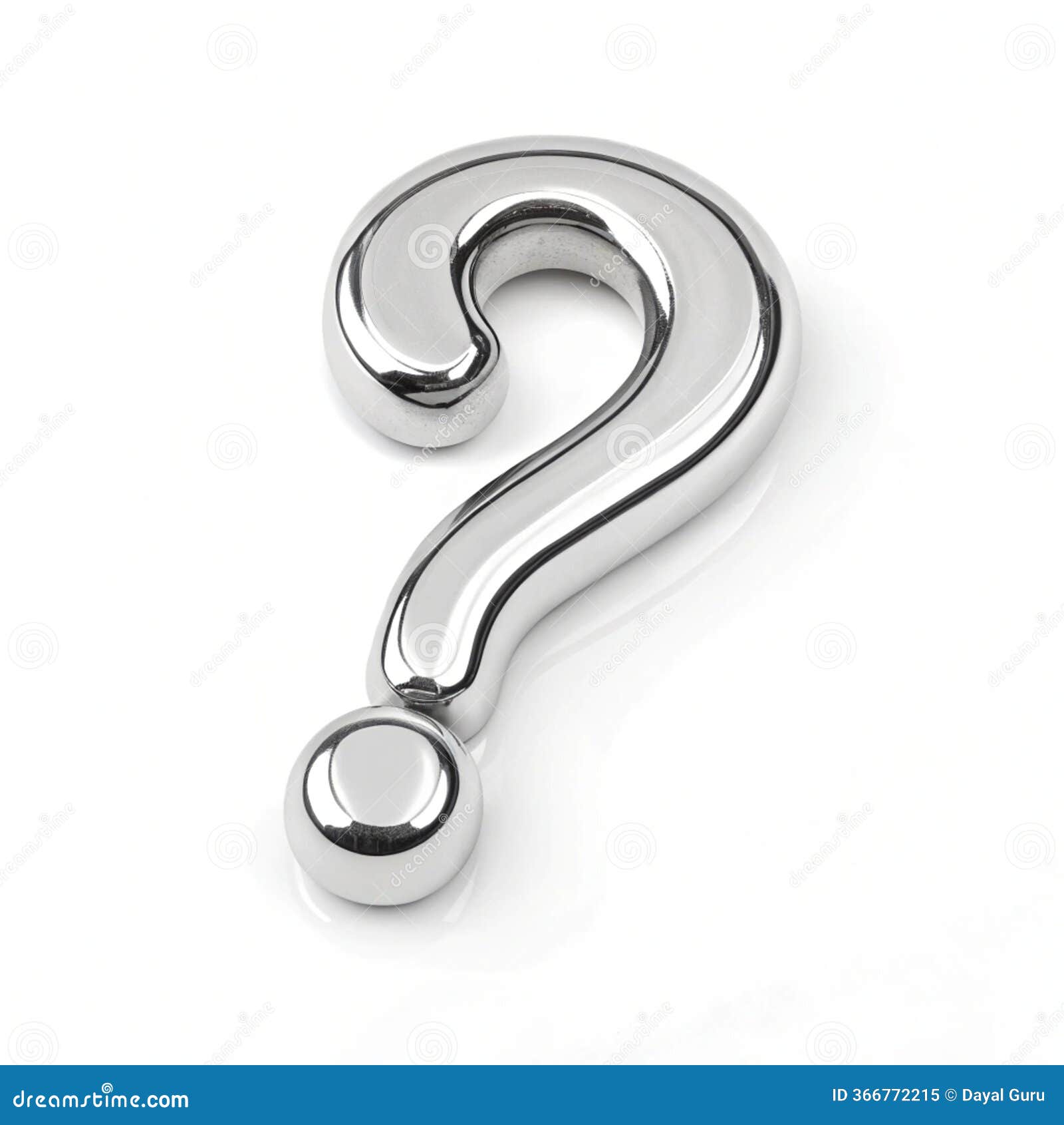 Silver Question Mark Stock Photography | CartoonDealer.com #42195038
