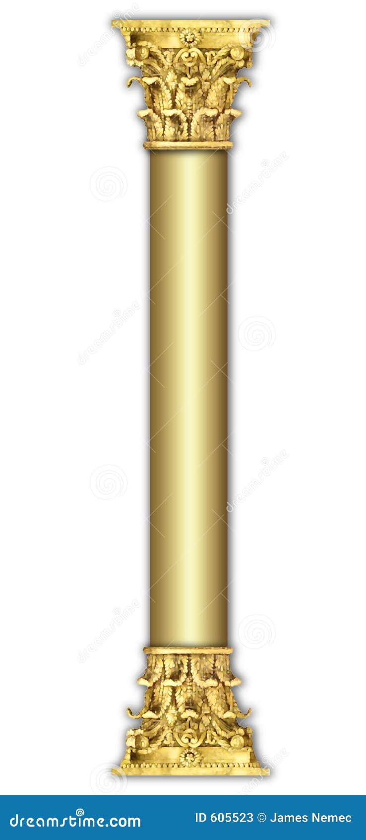 Sleek Smooth Column Royalty-Free Stock Photo | CartoonDealer.com #605523