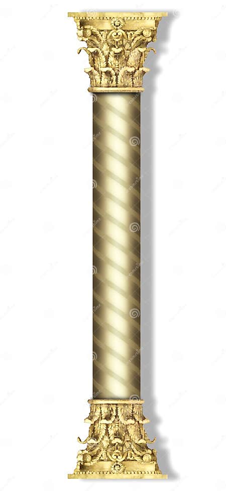 Sleek striped column stock illustration. Illustration of history - 605522