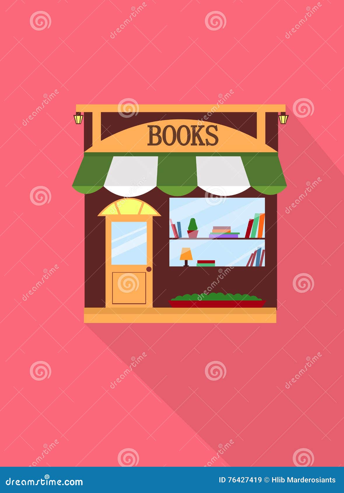 Sleek Style Book Store , Illustration . Stock Illustration ...