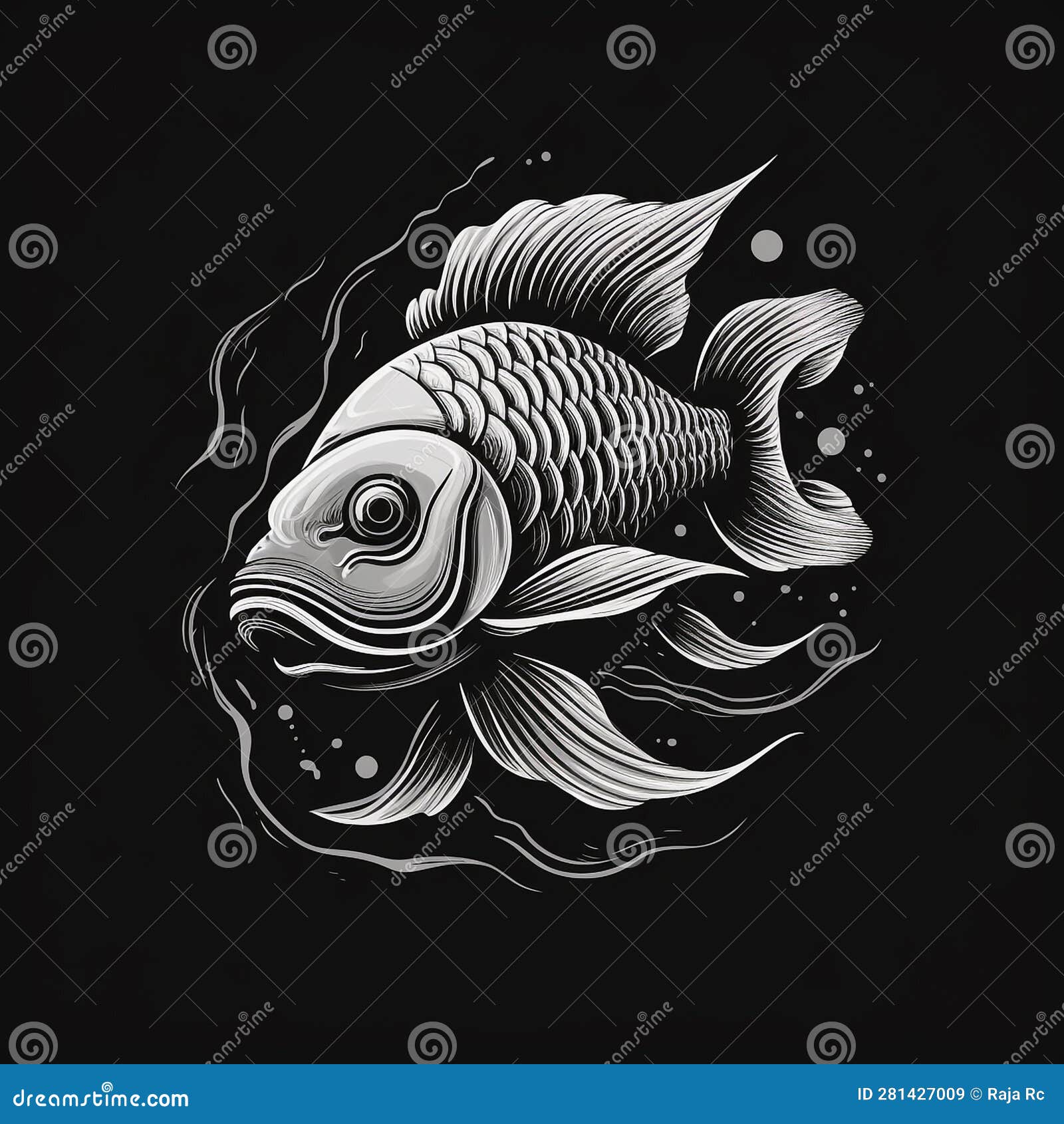 Fish, Fishing logo stock illustration. Illustration of agility - 281427009