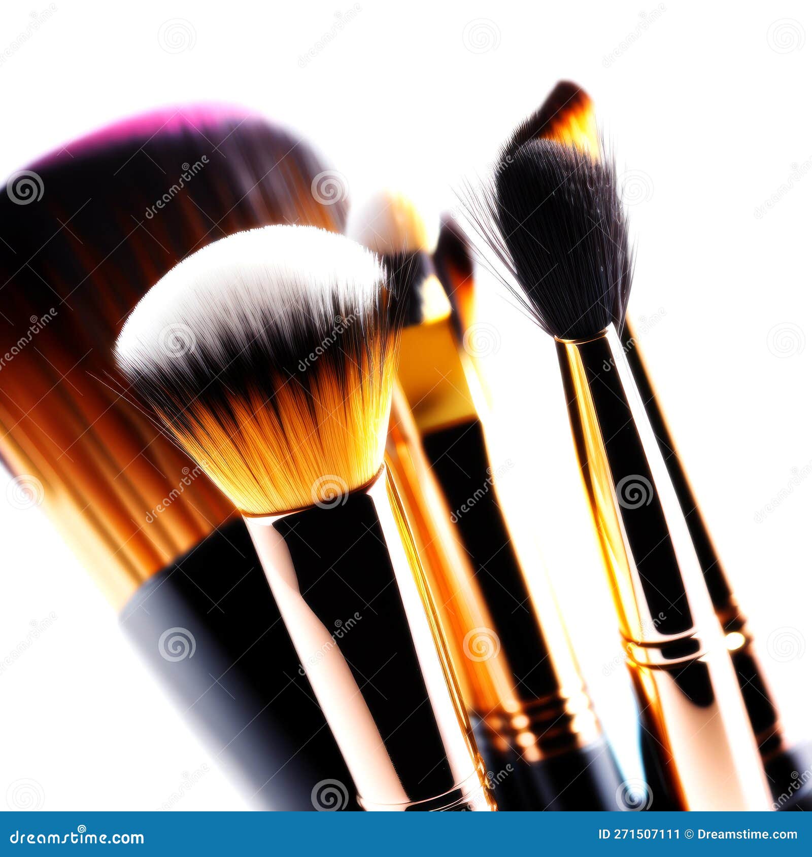 Sleek and Stylish. Professional Makeup Brushes, Liners, and Pens. Generative AI Stock ...