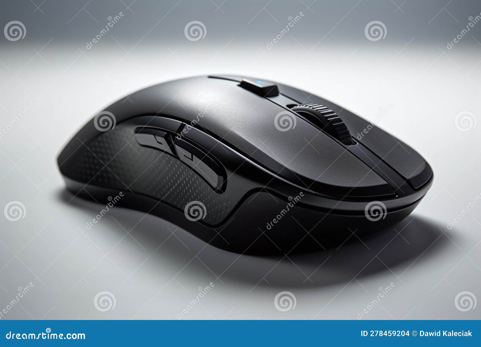 Sleek Tech Companion: Black Computer Mouse on Transparent Background ...