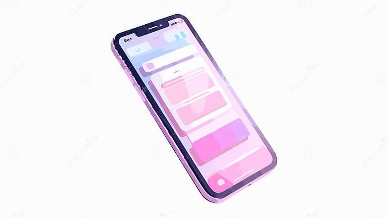 Sleek UI Design for Mobile App Development on Smartphone Interface ...