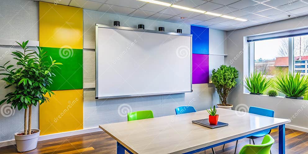 Modern Whiteboard Backdrop: Elevate Presentations and Brainstorming ...
