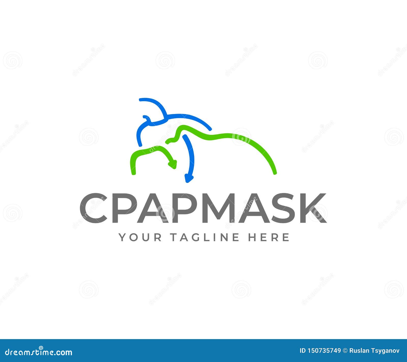 Sleep Apnea Logo Design. Snore Problem Vector Design Stock Vector ...