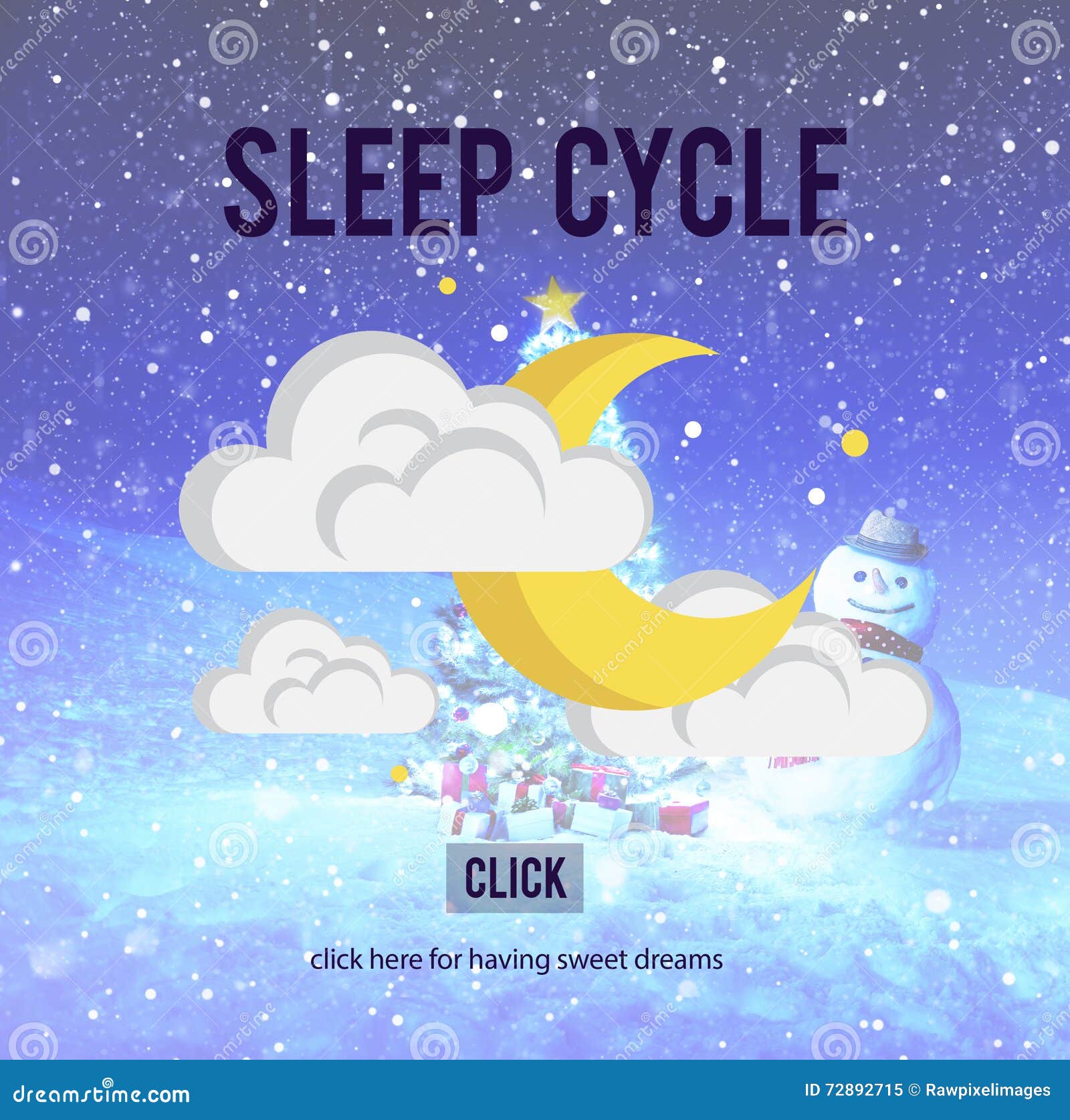 Sleep Cycle Human Sleeping Resting Concept Stock Illustration ...