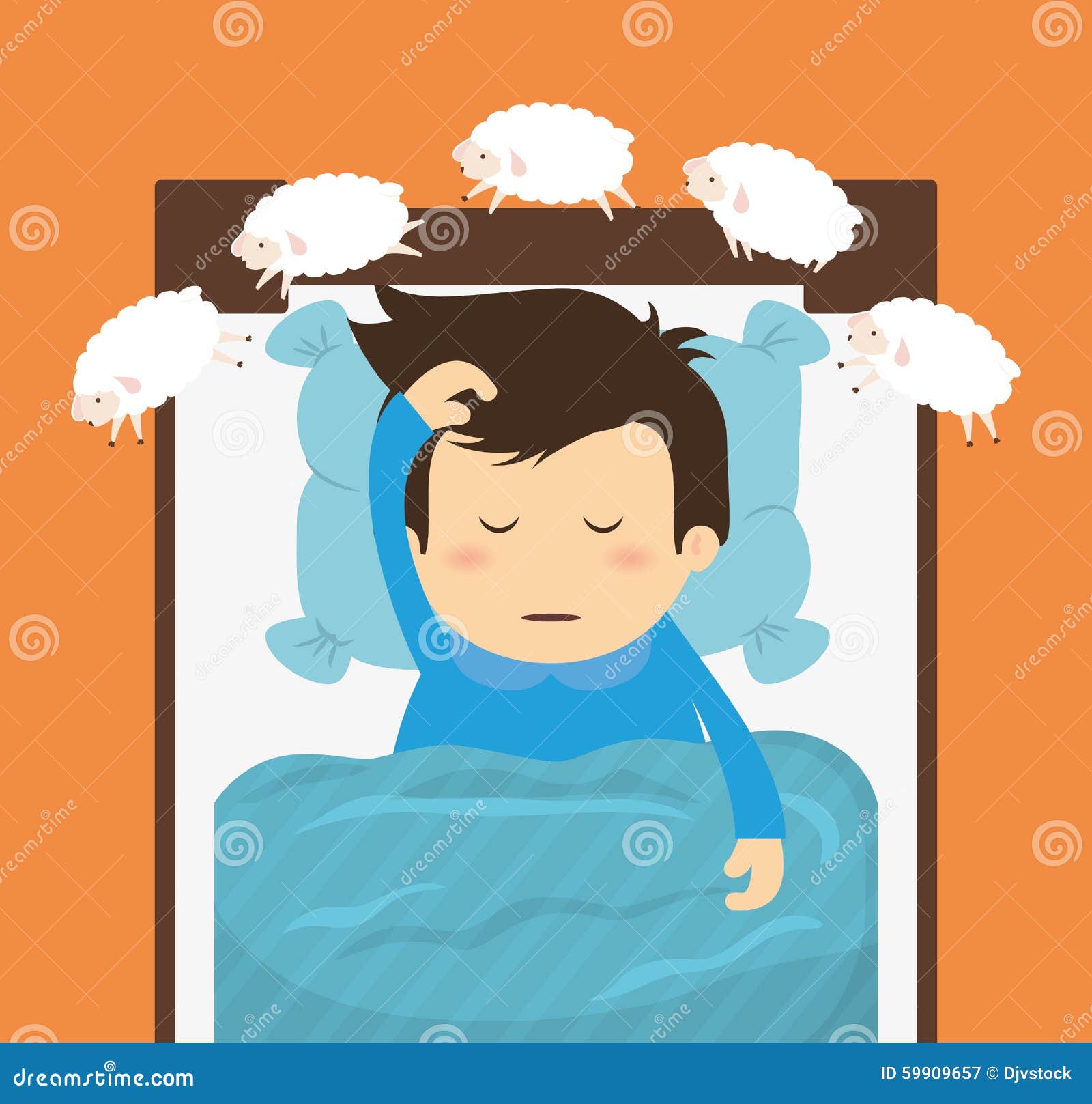 Sleep design. stock vector. Illustration of cartoon, relax - 59909657