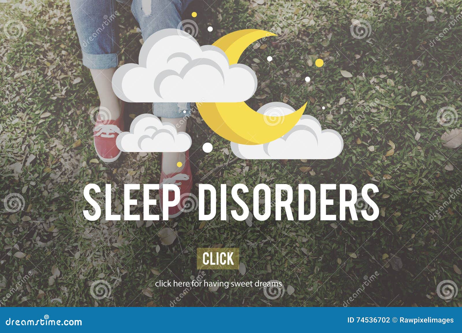 Sleep Disorder Disturbed Insomnia Depression Concept Stock Photo ...
