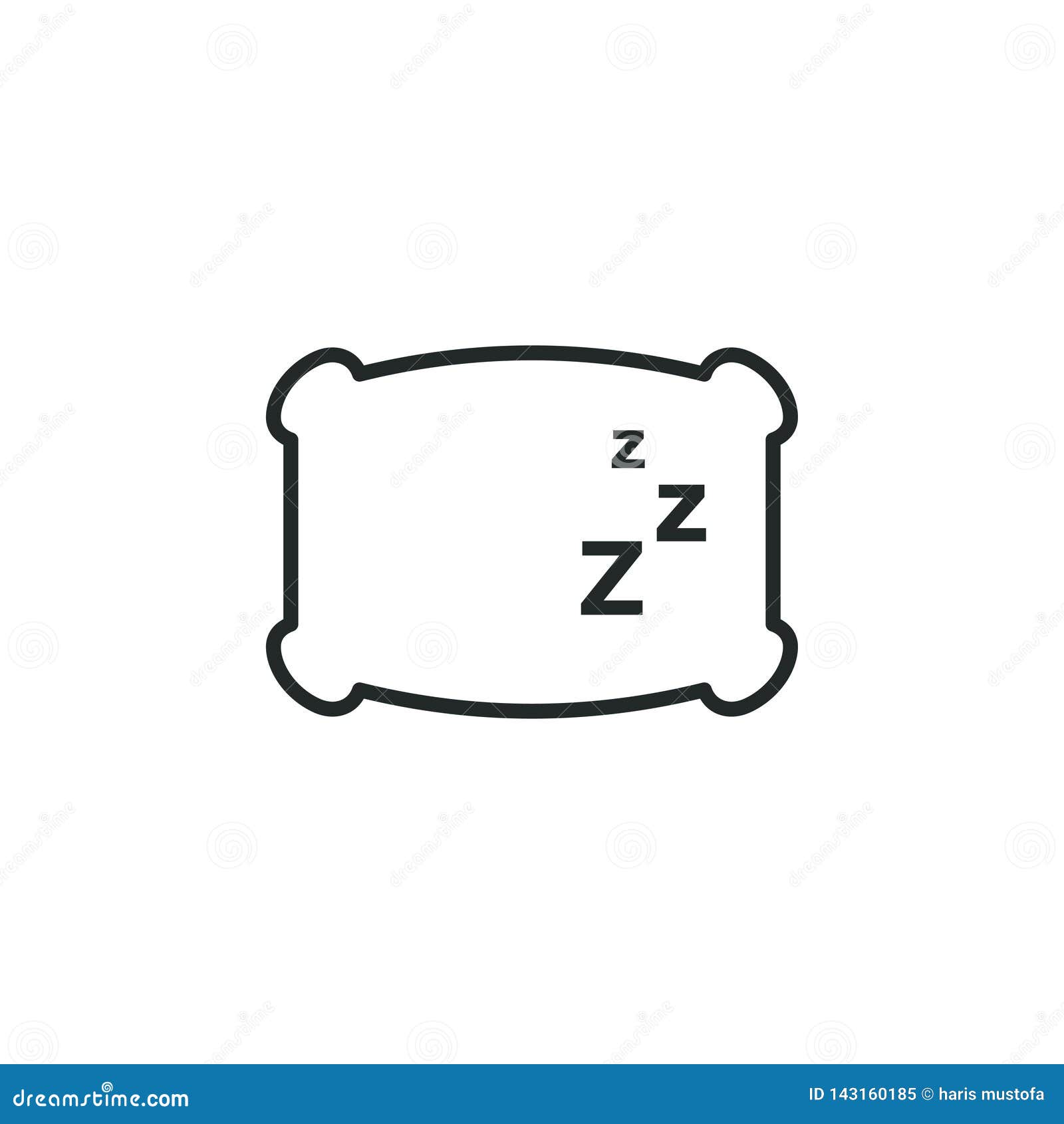 Sleep Graphic Design Template Vector Illustration Stock Vector ...