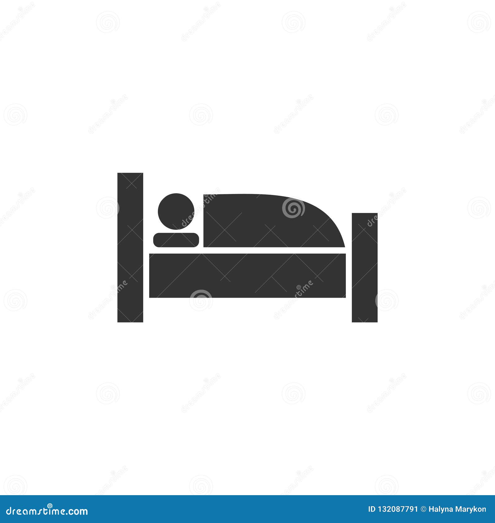 Sleep Icon On White Background. Sleep Icon For Your Web Site Design ...