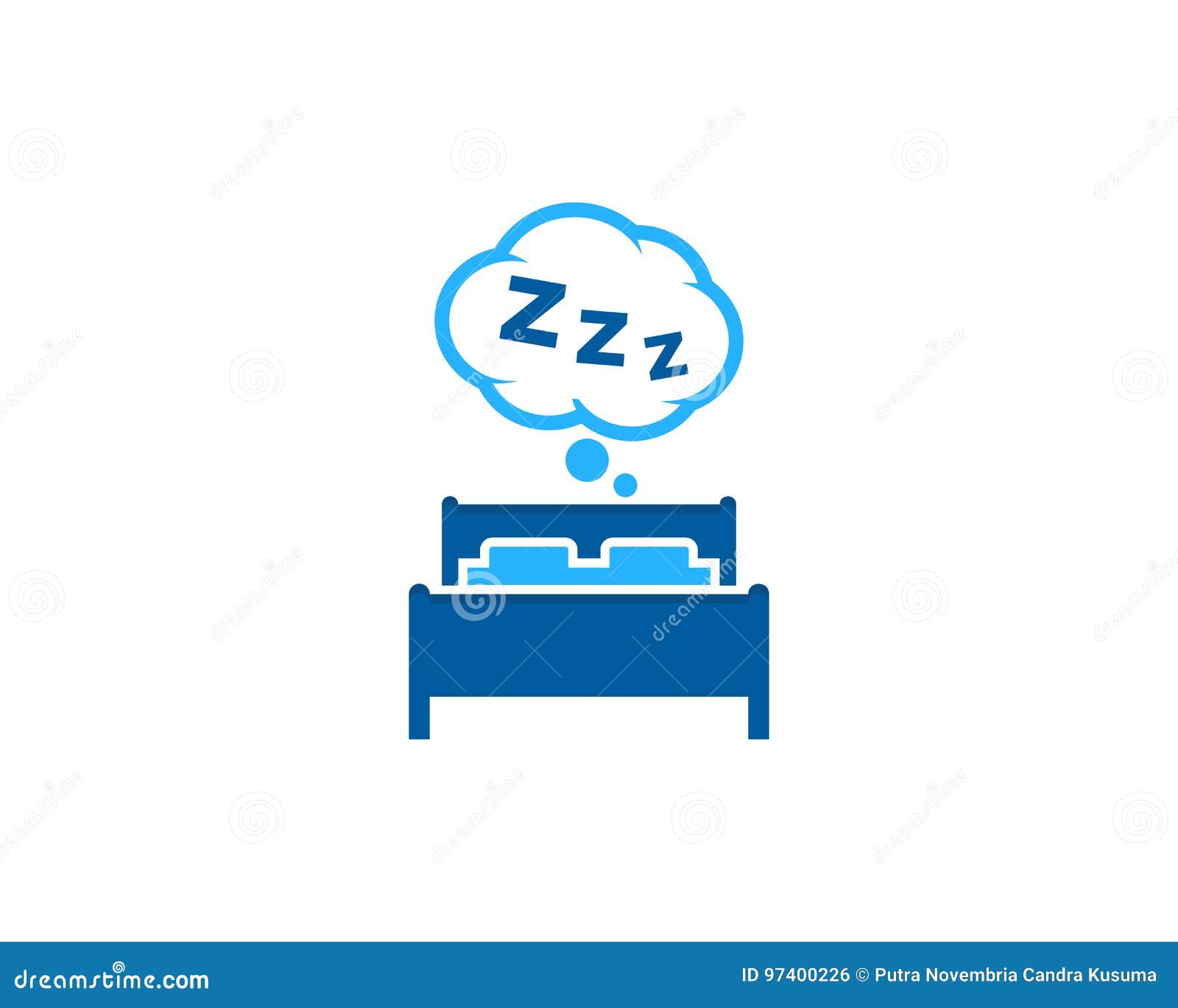 Sleep Icon Logo Design Element Stock Vector - Illustration of goodnight ...