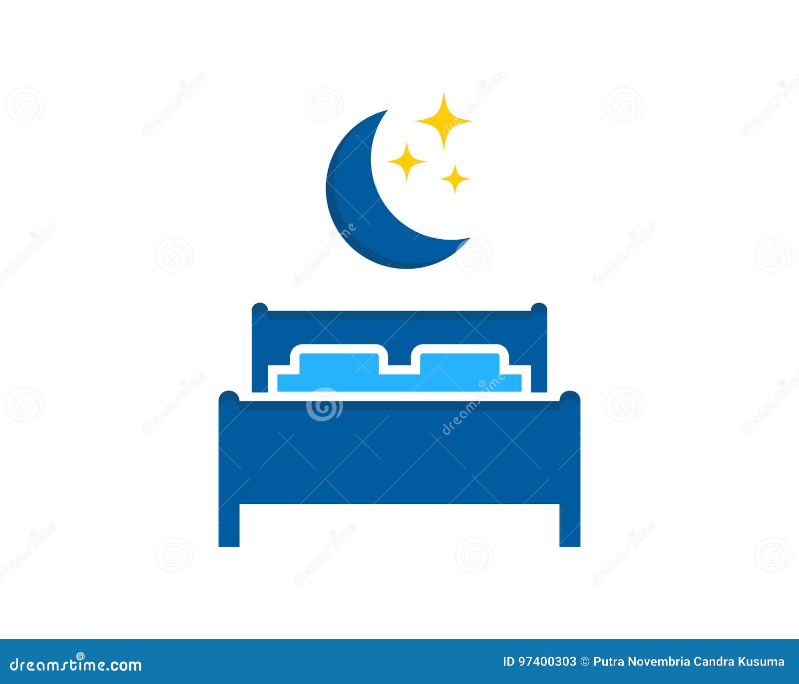 Sleep Icon Logo Design Element Stock Vector - Illustration of flat ...