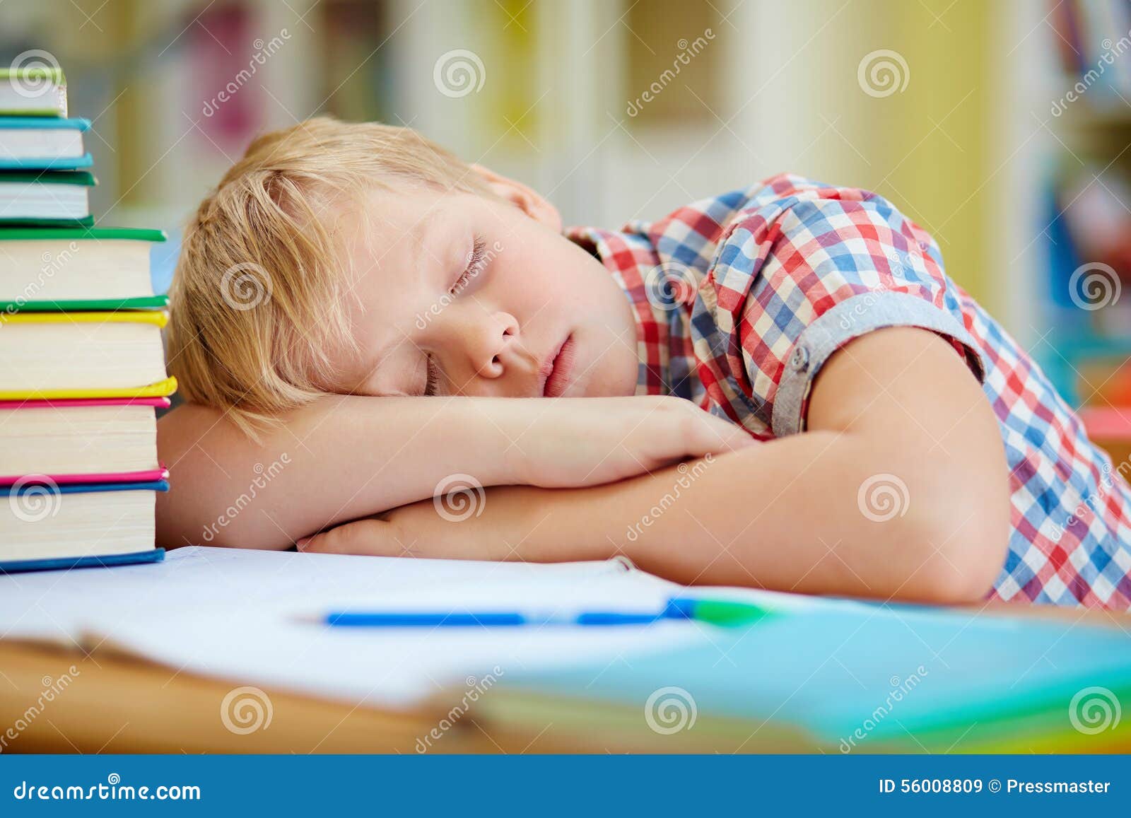 Sleep after learning stock image. Image of schoolchild - 56008809