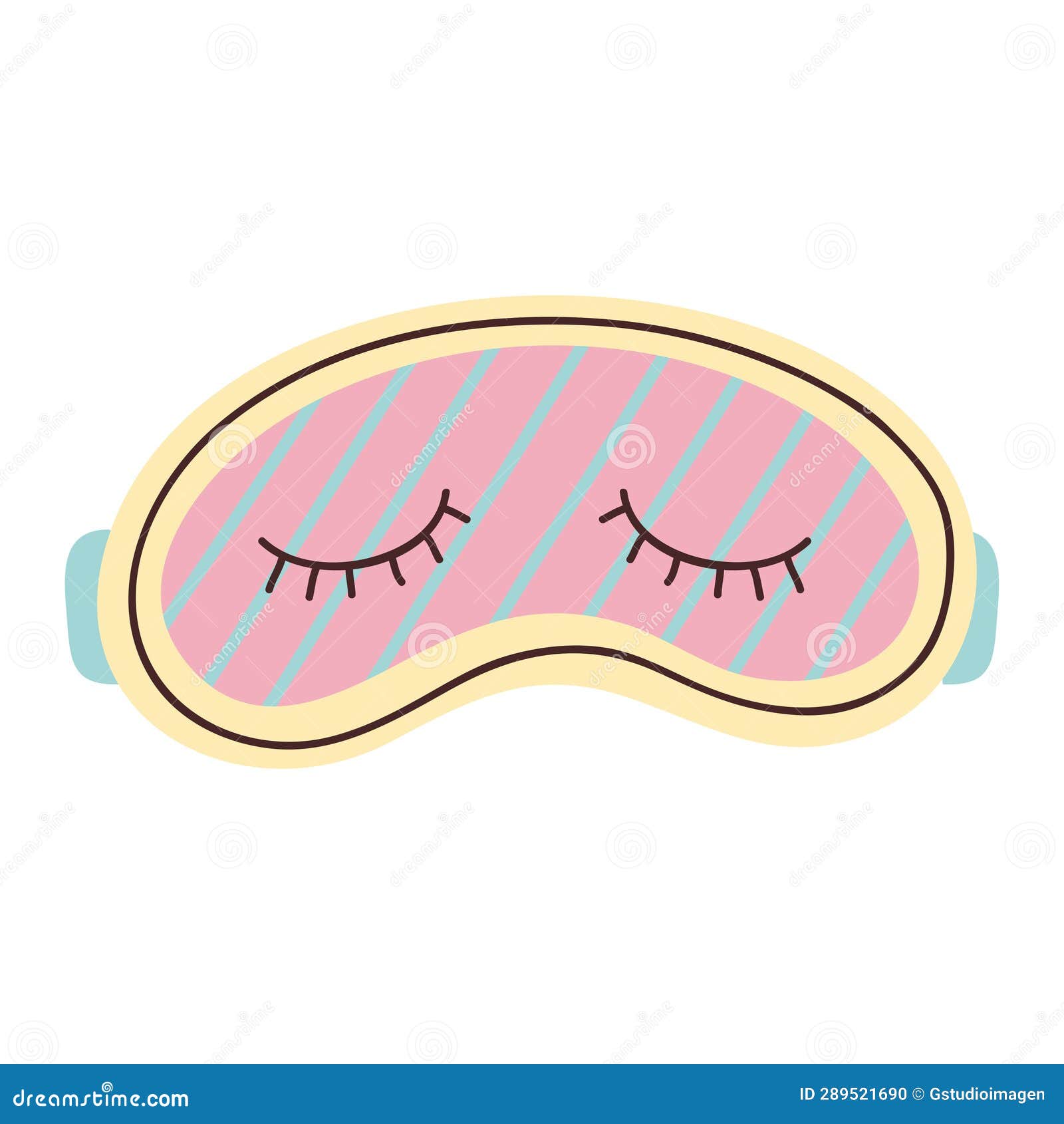 Sleep mask icon stock vector. Illustration of rest, sleep - 289521690