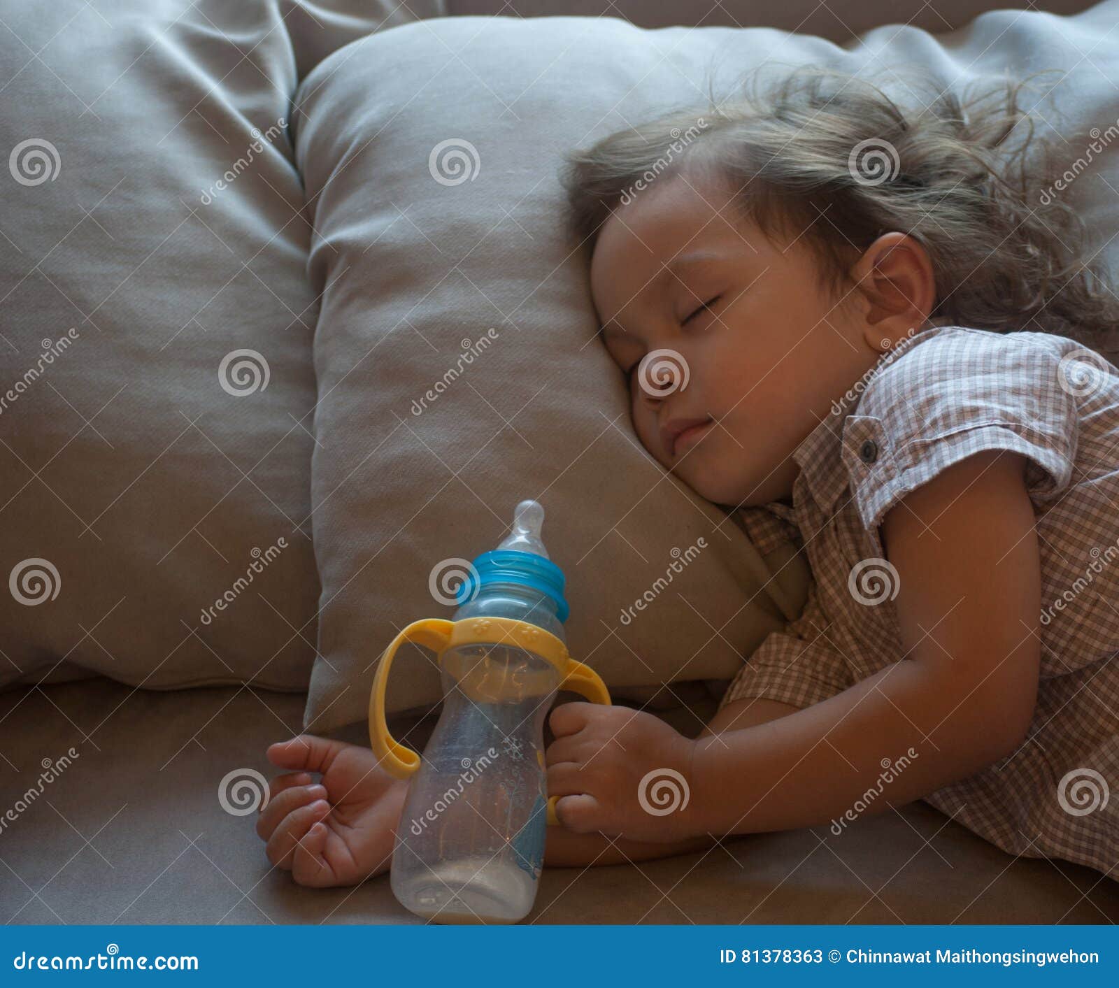SLEEP with MILK stock image. Image of time, children - 81378363