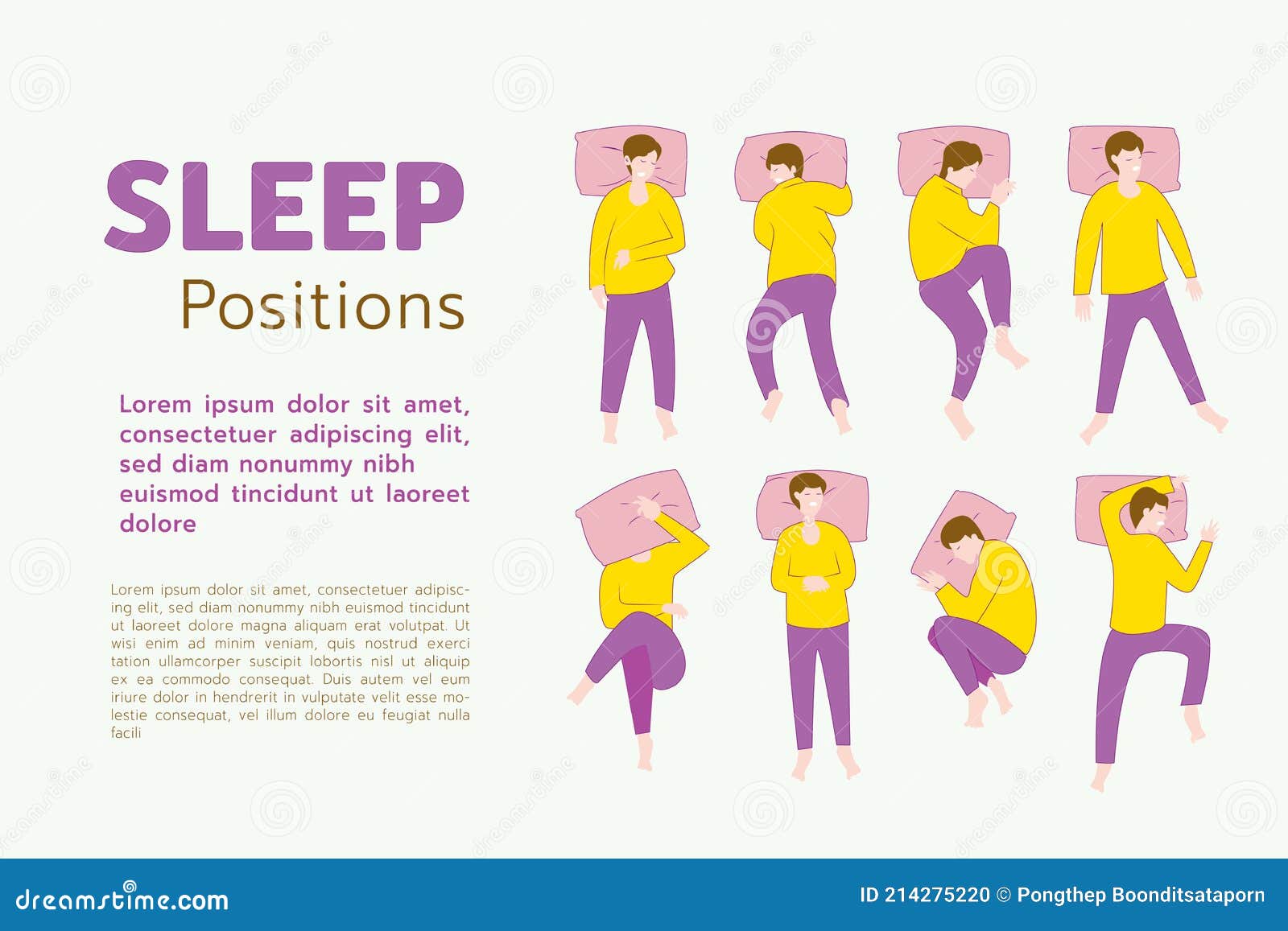 Sleep Positions of Human, How Posing Human Can Be in Sleeping Time ...