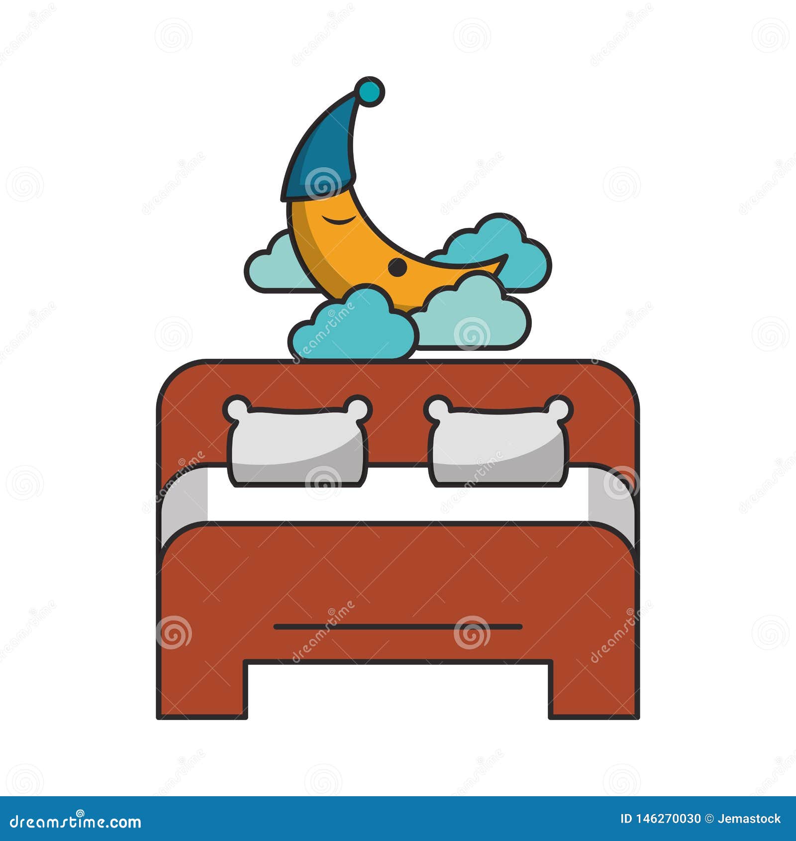 Sleep and rest cartoons stock vector. Illustration of routine - 146270030