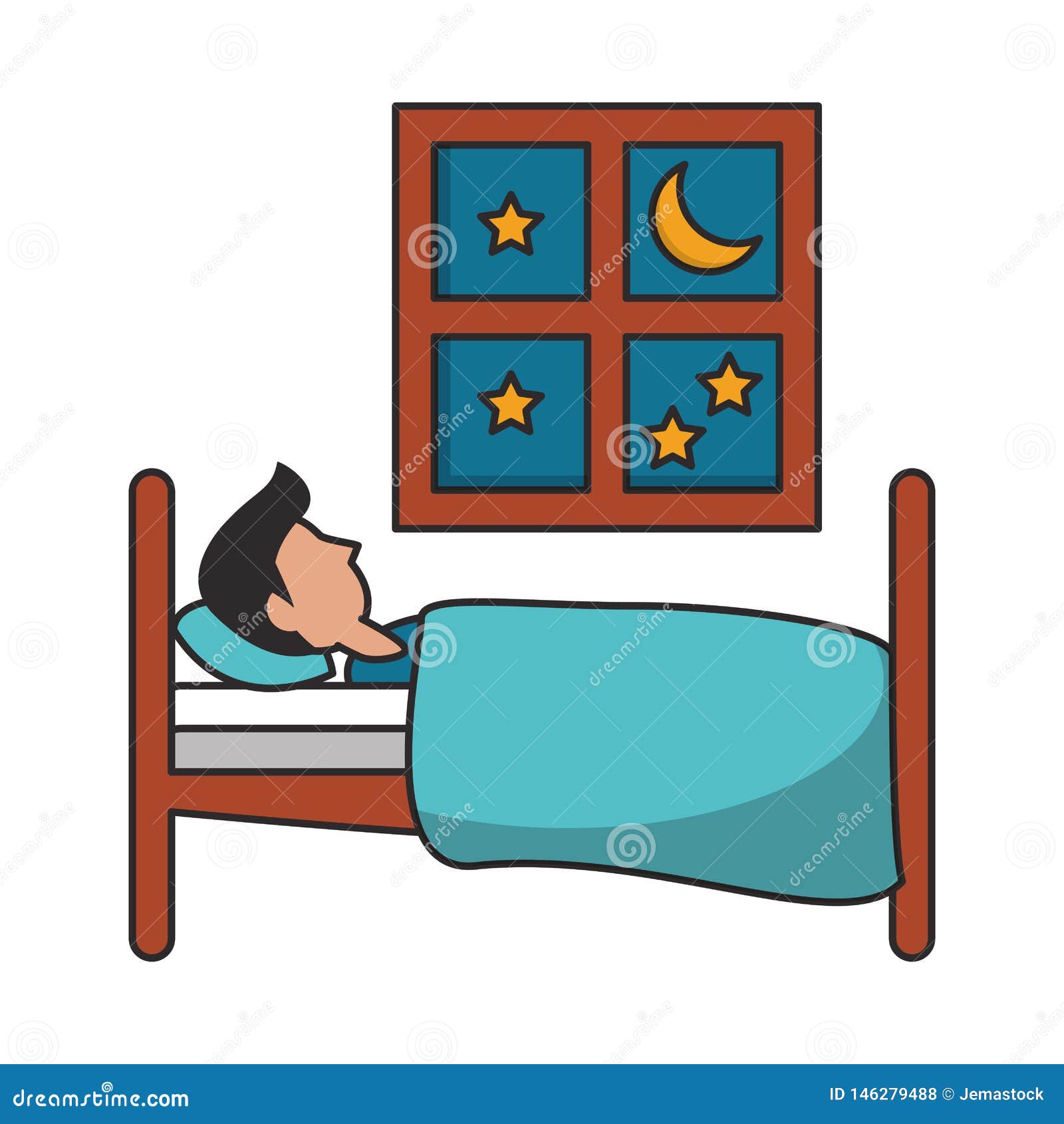Sleep and rest cartoons stock vector. Illustration of cartoon - 146279488