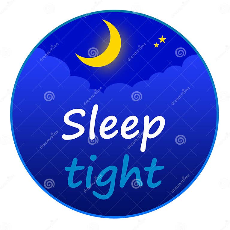 Sleep tight stock illustration. Illustration of dreaming - 18415743