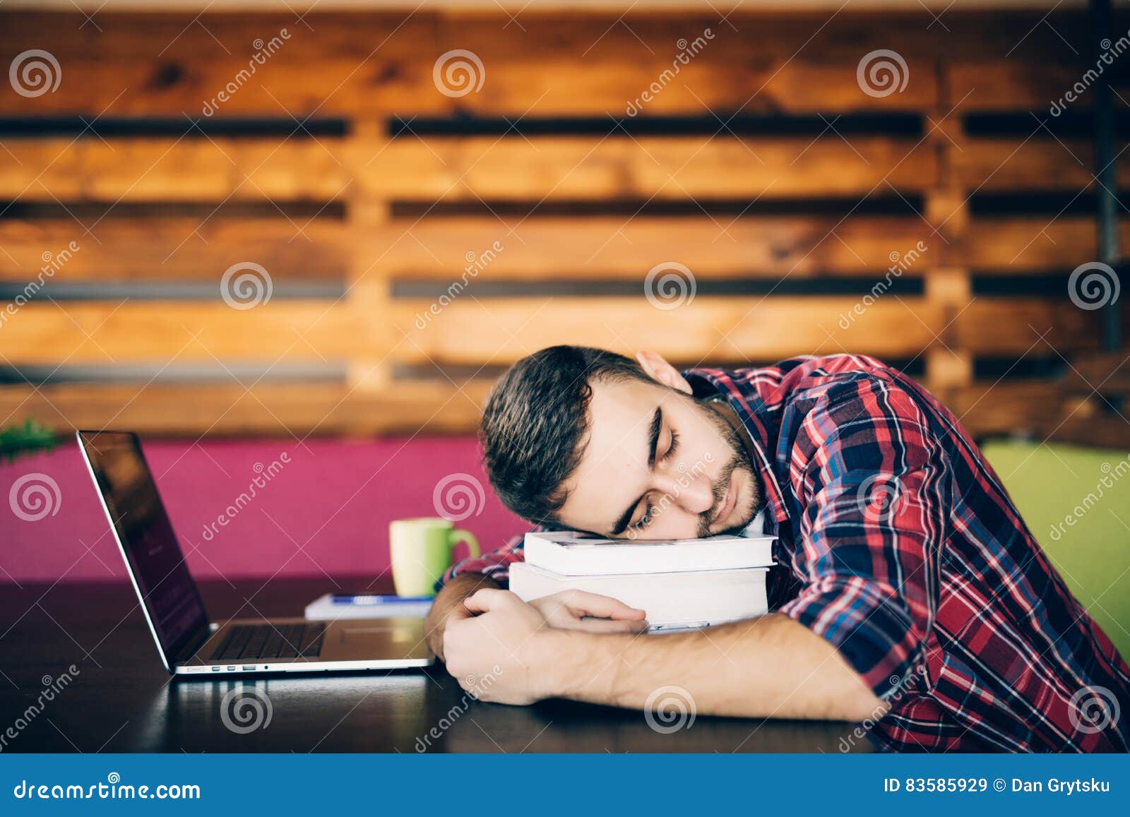 Sleep at work. stock image. Image of male, internet, everyday - 83585929