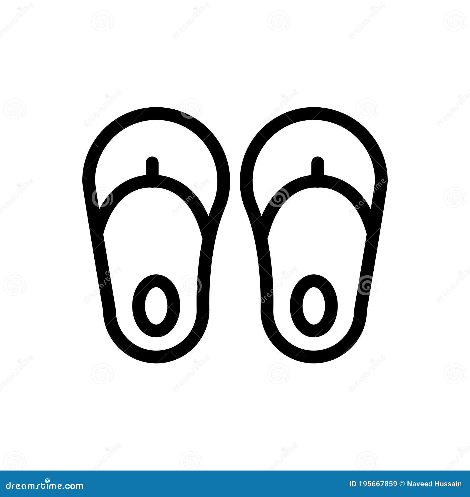 Sleeper Vector Thin Line Icon Stock Vector - Illustration of design ...