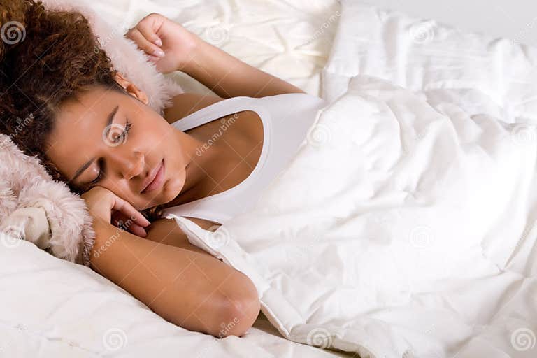 Sleeping African Lady Stock Image Image Of Adult Afro 11852165